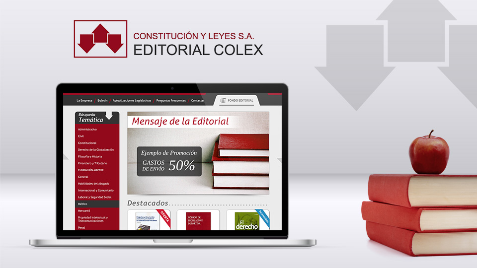 Nueva tienda online para Colex - Clave Web